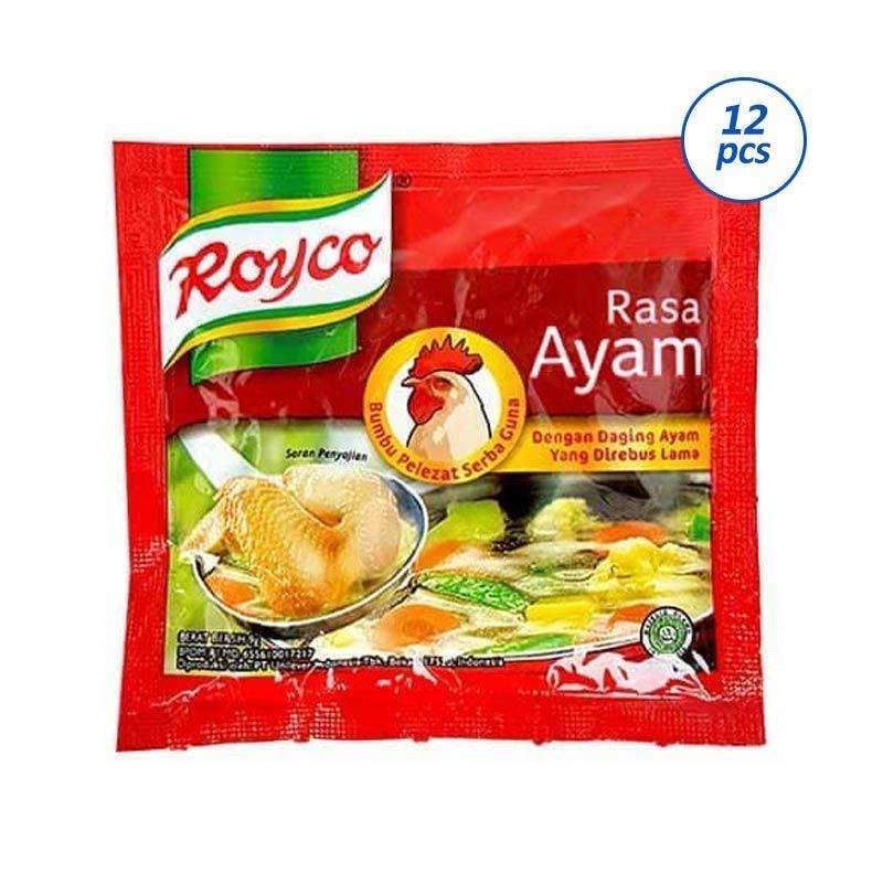 Jual ROYCO Rasa Ayam Bumbu Penyedap Rasa 1 Renceng [12 x 8 g] di Seller ...