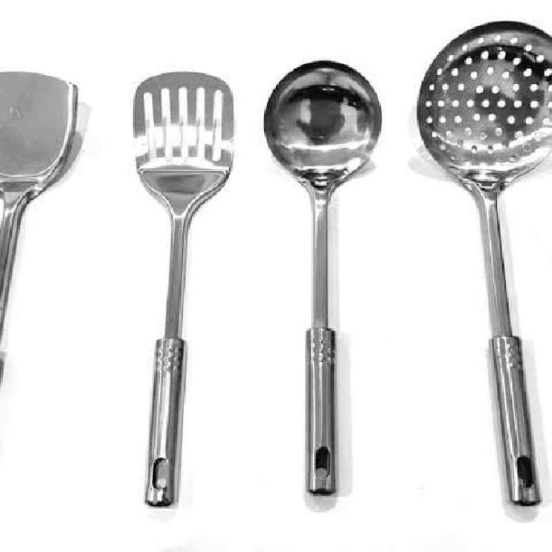 Jual Spatula Set Stainless Kitchen Tools Peralatan Untuk Masak di ...
