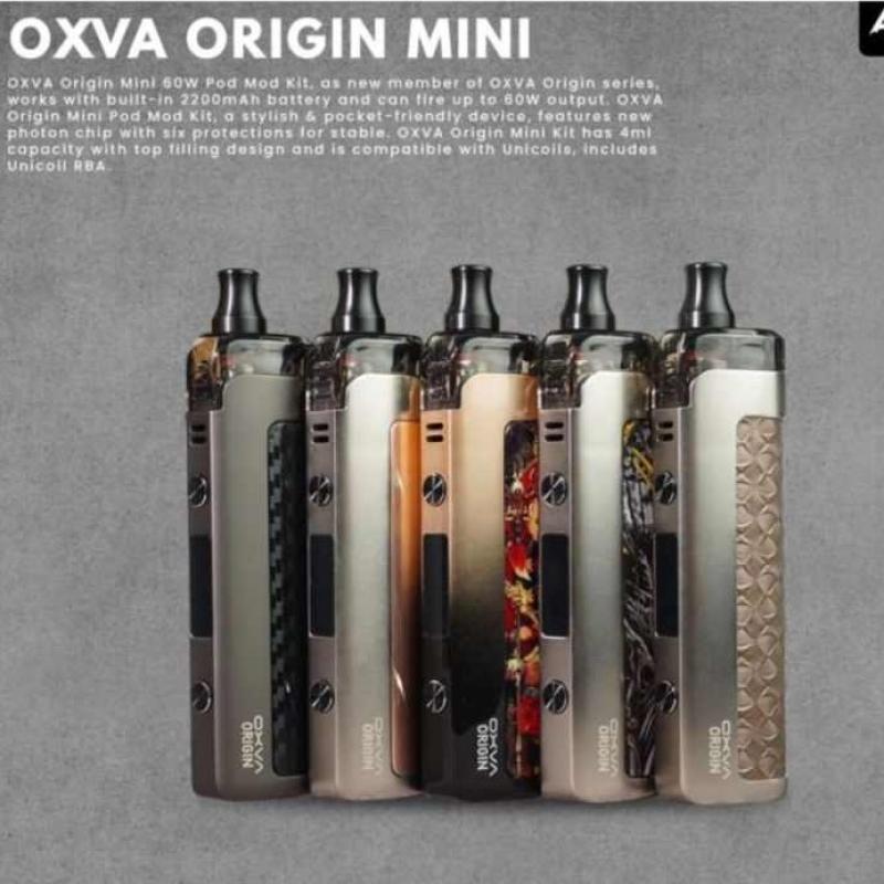 Jual Oxva gin Mini 60W 2200Mah Pod Mod Kit By Oxva 100% Authentic Kode ...