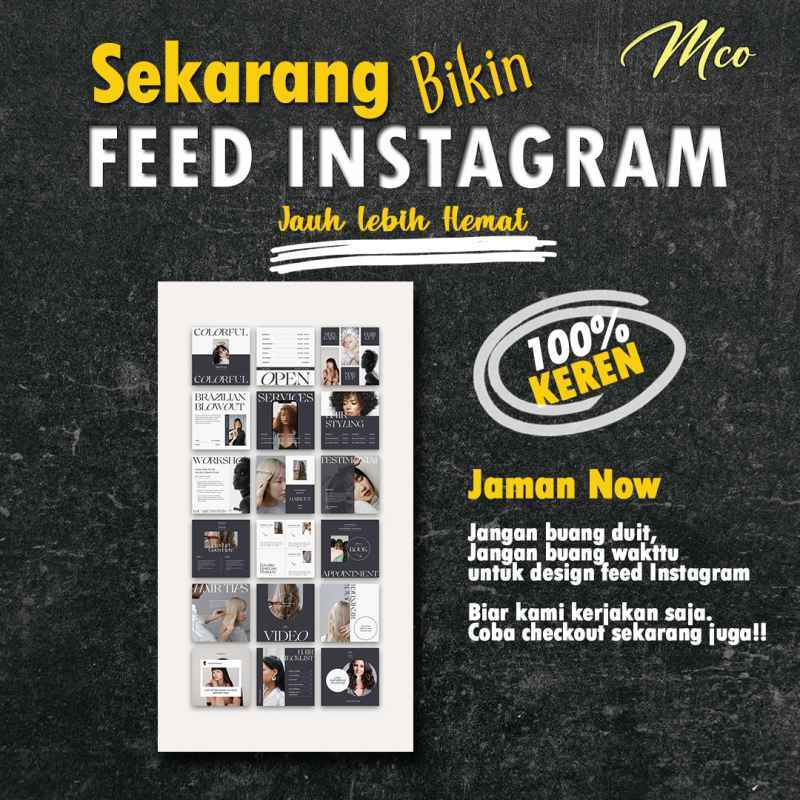 Jual Jasa Design Feed IG | Desain Feed Instagram - Desain Template di ...