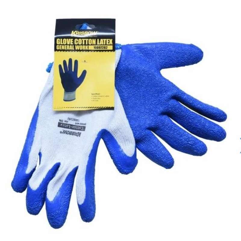 Jual Krisbow Glove Sarung Tangan Pengaman Nilon Latex Original Murah ... Jual Krisbow Glove Sarung Tangan Pengaman Nilon Latex Original Murah ...