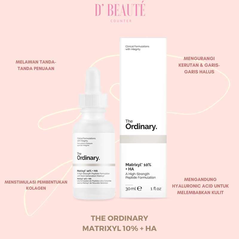 Jual The Ordinary Matrixyl 10% + HA di Seller dbeautecounter - Kampung ...