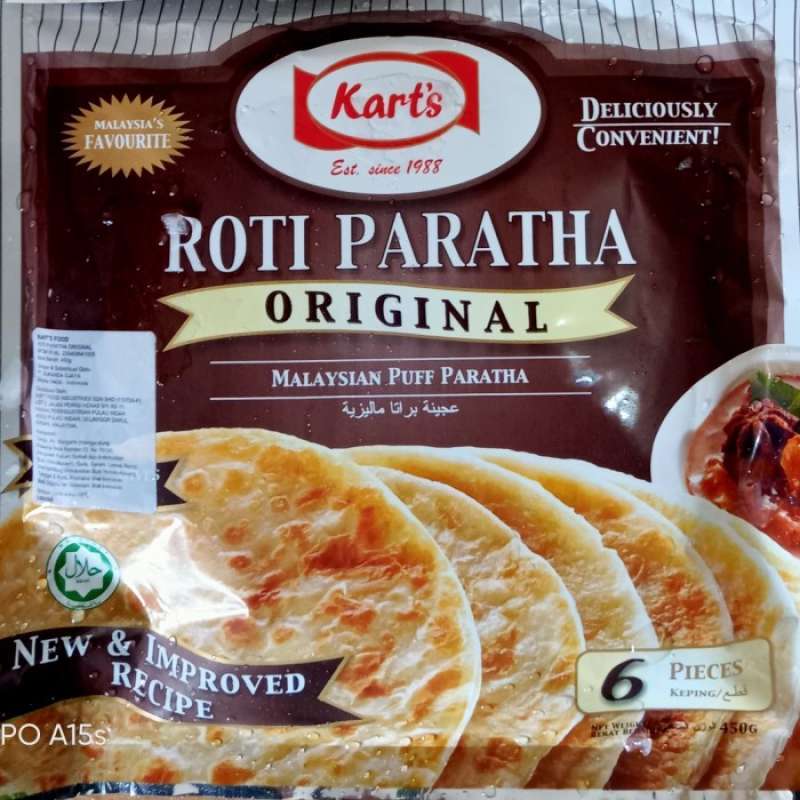 Promo OEM Roti paratha original 450g (frozen) Diskon 50% di Seller ...