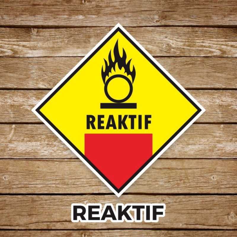 Promo Sticker Label Simbol Limbah B3 Stiker Vinyl Bahan Berbahaya Dan ...