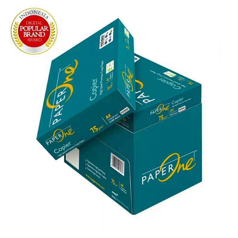 Jual Hijau 5 Rim - Paperone HVS Kertas Fotocopy [A4/ 75 g/ 1 Box/ 5 ...