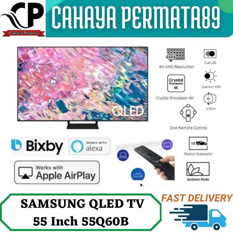Jual Samsung 55Q60B 55 Inch QLED Crystal UHD 4K Smart LED TV QA55Q60BAKXXD di Seller Cahaya ...