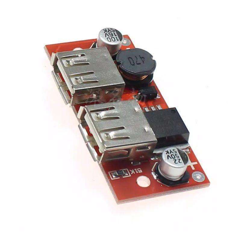 Jual Dc-Dc Papan Buck Modul Daya Charger Mobil 9v 12v 24v Ke 5v 3a Usb ...