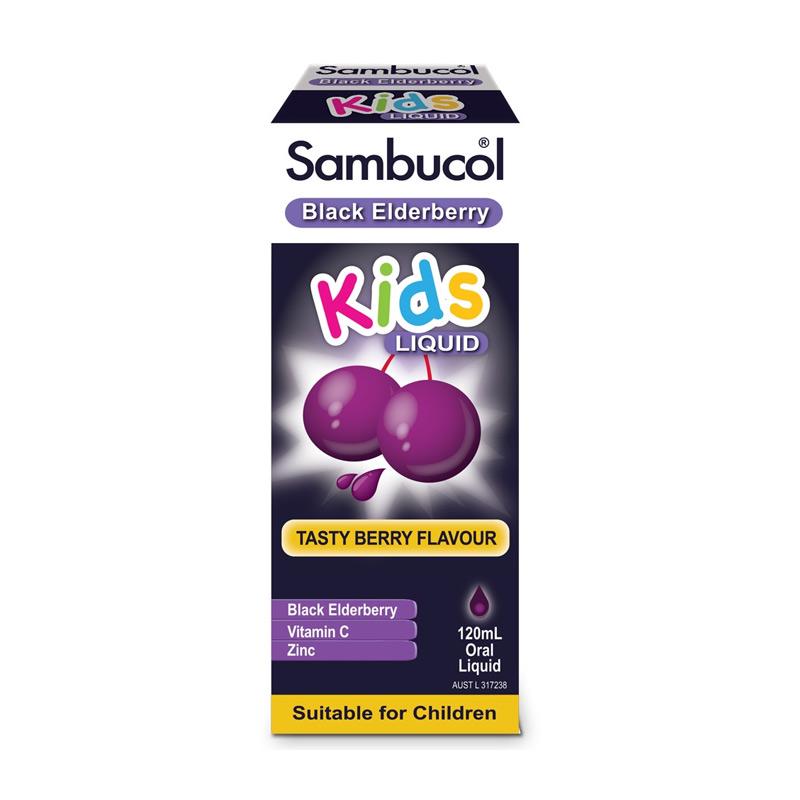 Promo Sambucol Kids Liquid Vitamin Anak [120 mL] Diskon 58% di Seller ...