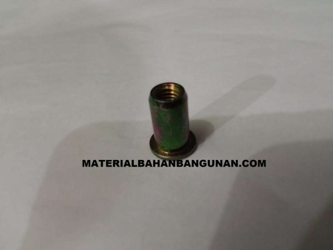 Jual Mur Paku Keling M 4 X 13 Mm Rivet Nut Flat Head Mur Ripet Rifet ...