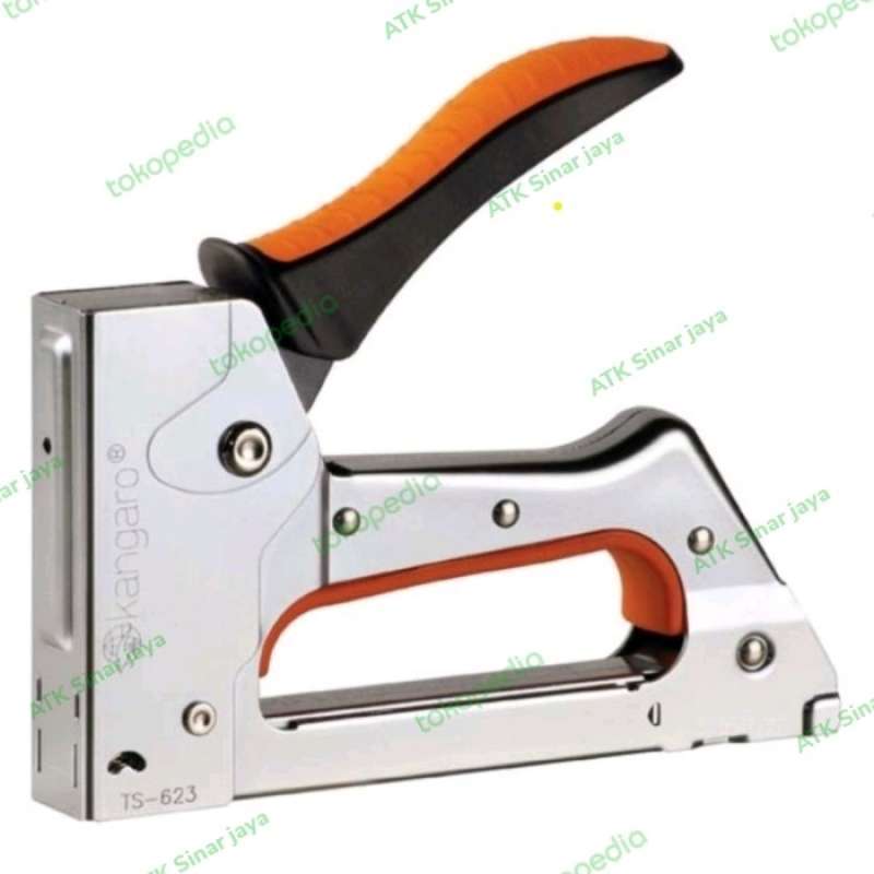 Promo Stapler Tembak Gun Tacker Ts623 Kangaro / Stapler Kayu/Jok/Kulit ...