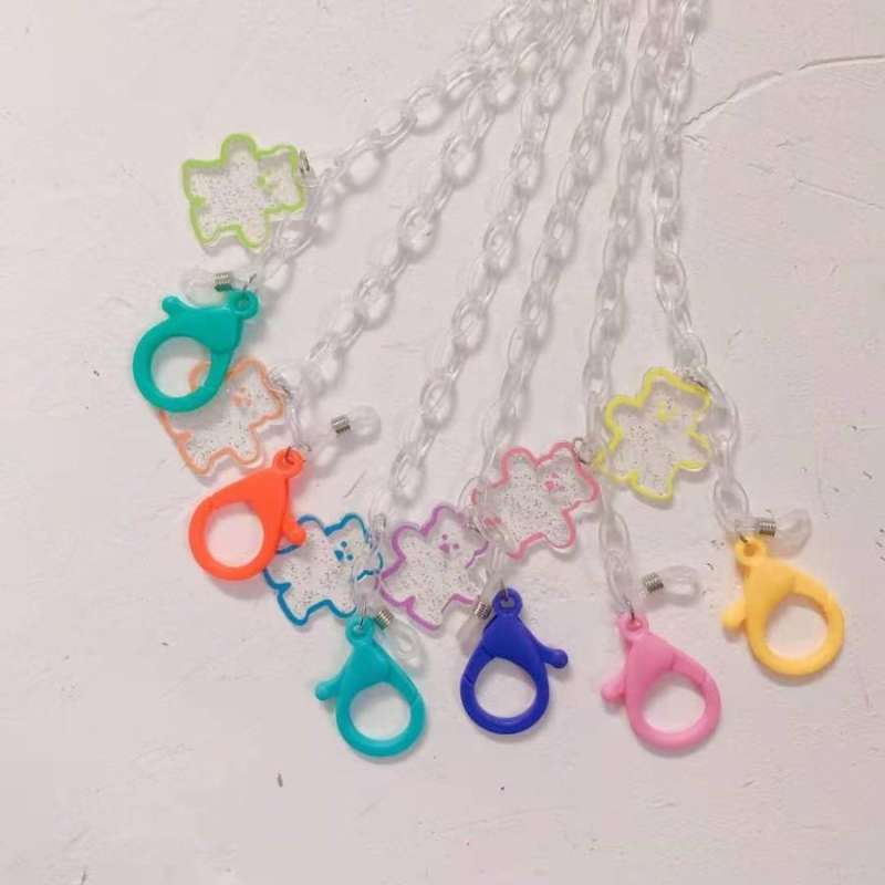 Jual Rantai Kacamata Lanyard Kalung Masker Strap Mask Bening Charm ...
