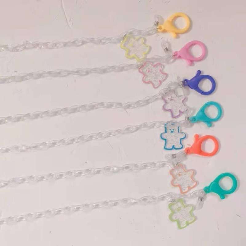 Jual Rantai Kacamata Lanyard Kalung Masker Strap Mask Bening Charm ...