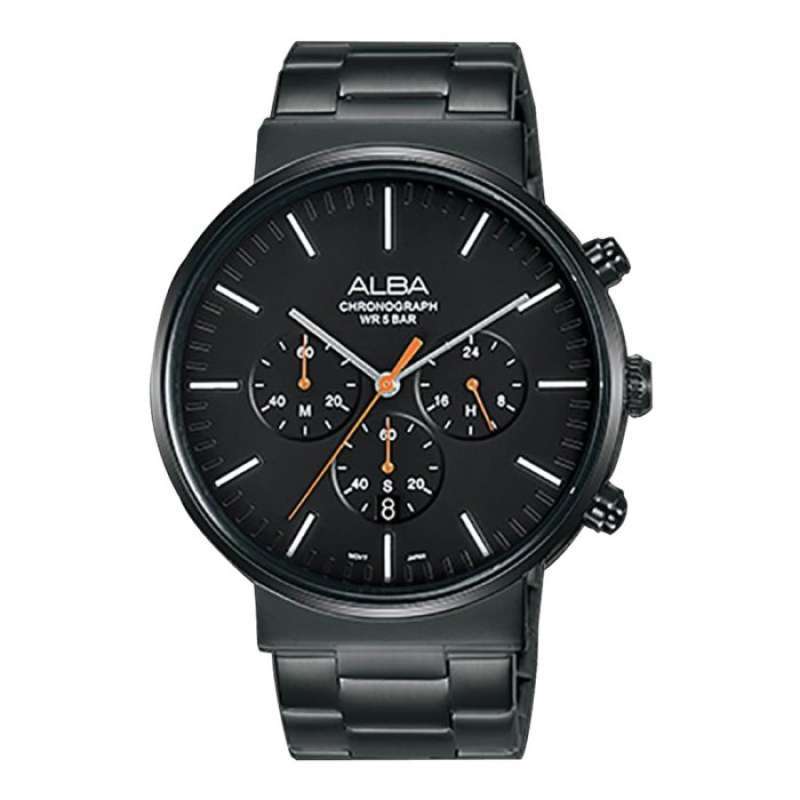 Promo Jam Tangan Pria Alba AT3E23X1 Tali Stainless Steel Diskon 49% di ...