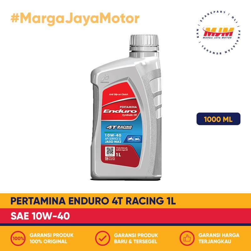 Jual Enduro 4T Racing 10W/40 [1000ml] Pertamina Oil 1L ORIGINAL di Seller MJM KLENDER - Klender ...