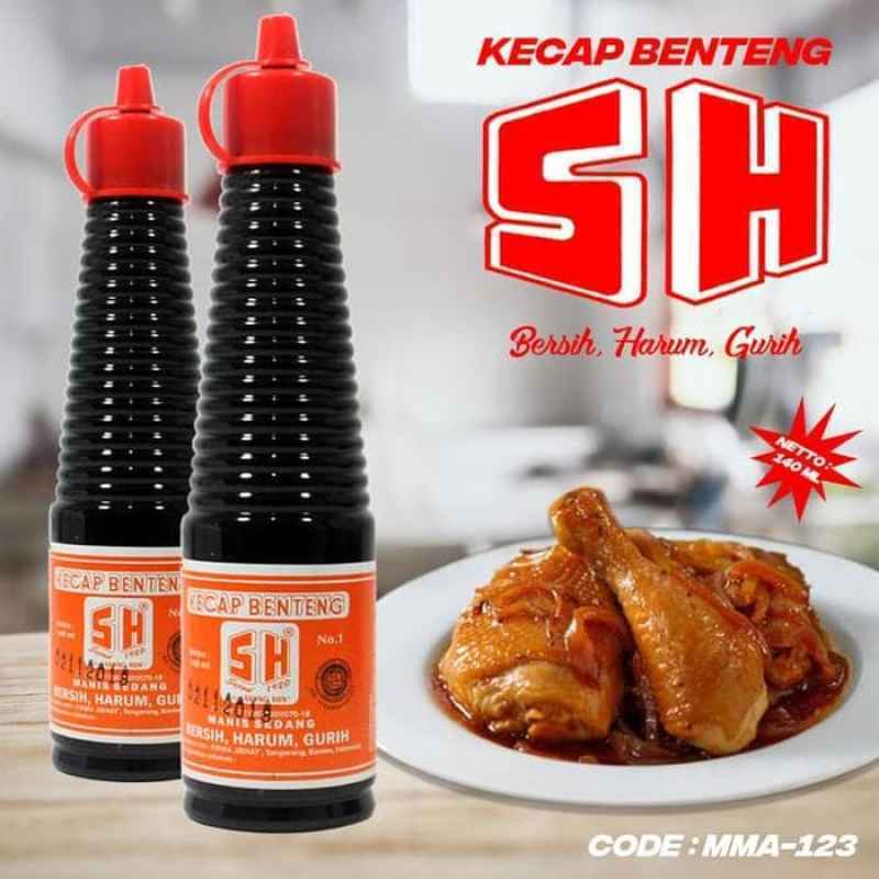 Promo Kecap Sh Benteng Kemasa Botol Plastik 140 Ml Diskon 26% Di Seller ...