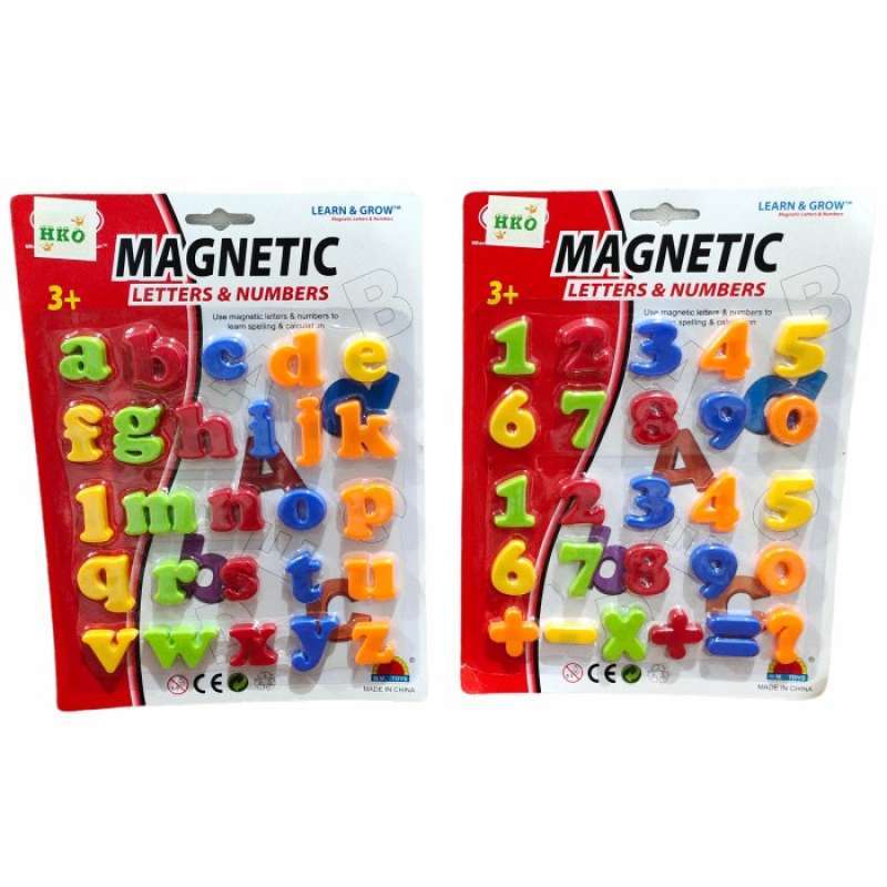 Jual MAINAN EDUKASI HURUF ANGKA MAGNETIC BELAJAR ABJAD di Seller ...