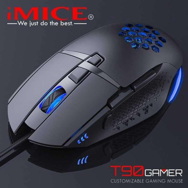 Jual iMice Wired Gaming Mouse LED 7200 DPI - T90 di Seller Sanon Store ...