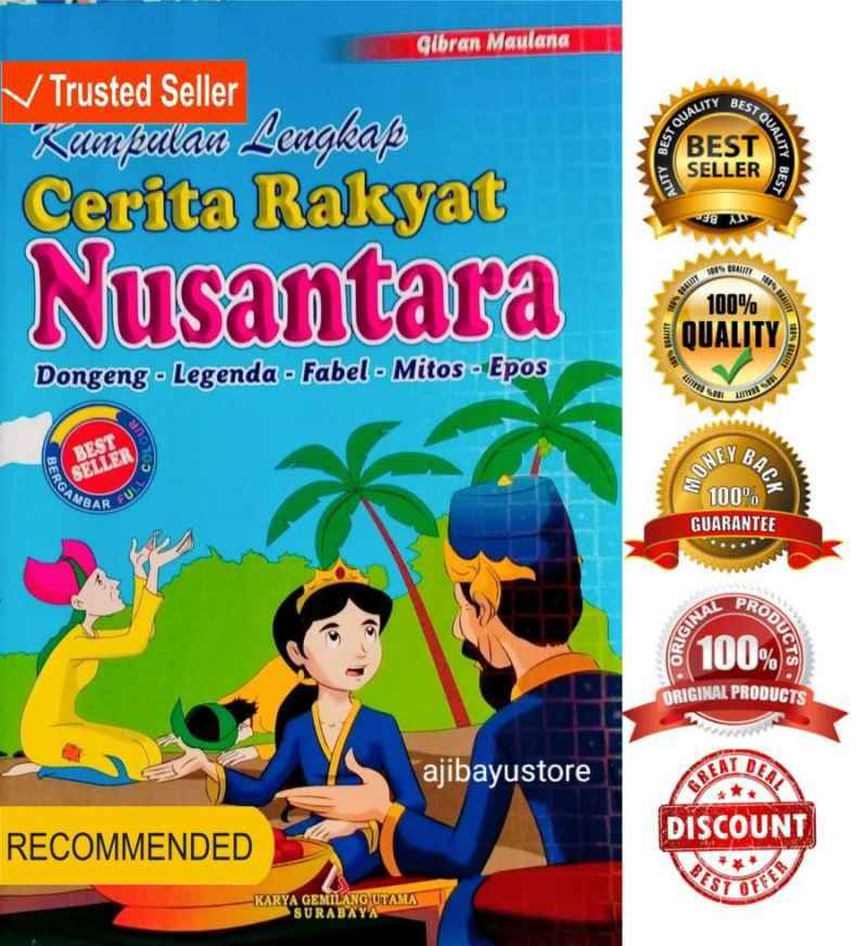 Jual KUMPULAN LENGKAP CERITA RAKYAT NUSANTARA DONGENG LEGENDA MITOS ...