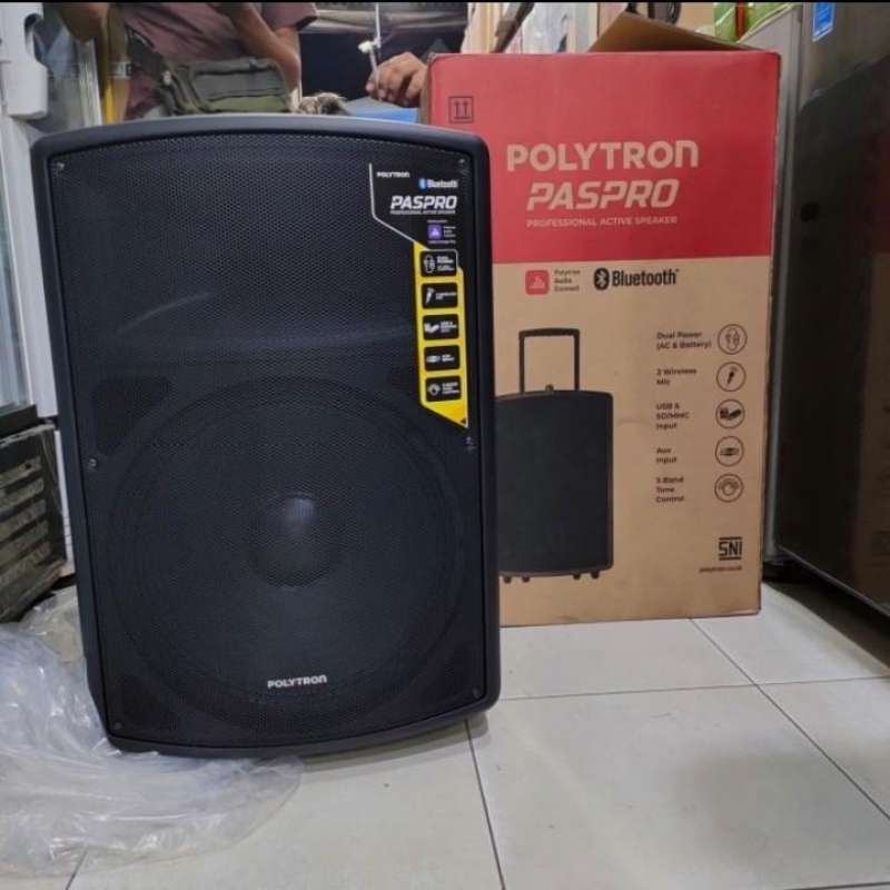 Jual SPEAKER POLYTRON PAS PRO 15F3 BLUETOOTH PORTABLE di Seller Danidan ...