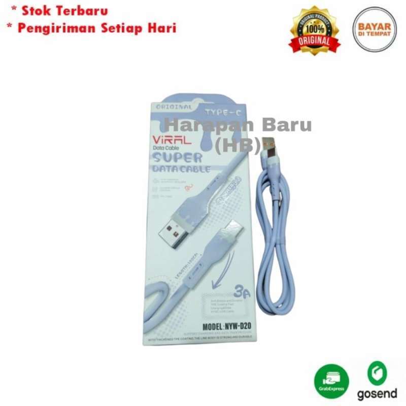 Jual Kabel Data Viral Type C Nyw D20 3a Original Di Seller Harapan_baru ...