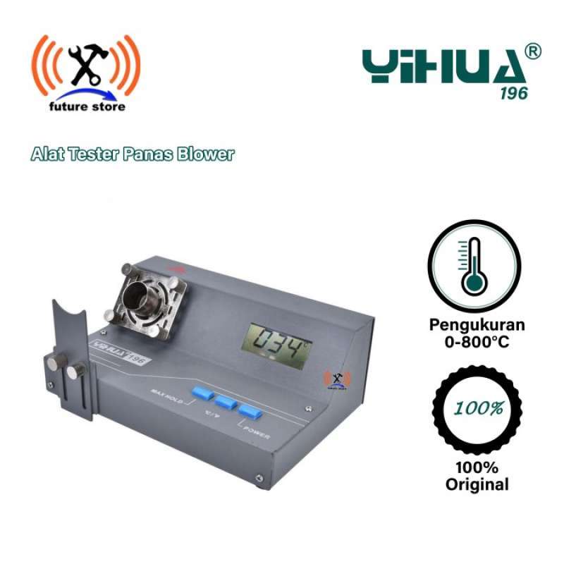 Promo Yihua 196 Hot Air Temperature Led - Alat Tester Panas Blower ...