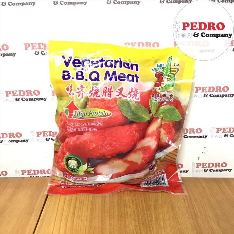 Jual FROZEN Mr vege vegetarian BBQ meat 240 gram - daging meatless ...