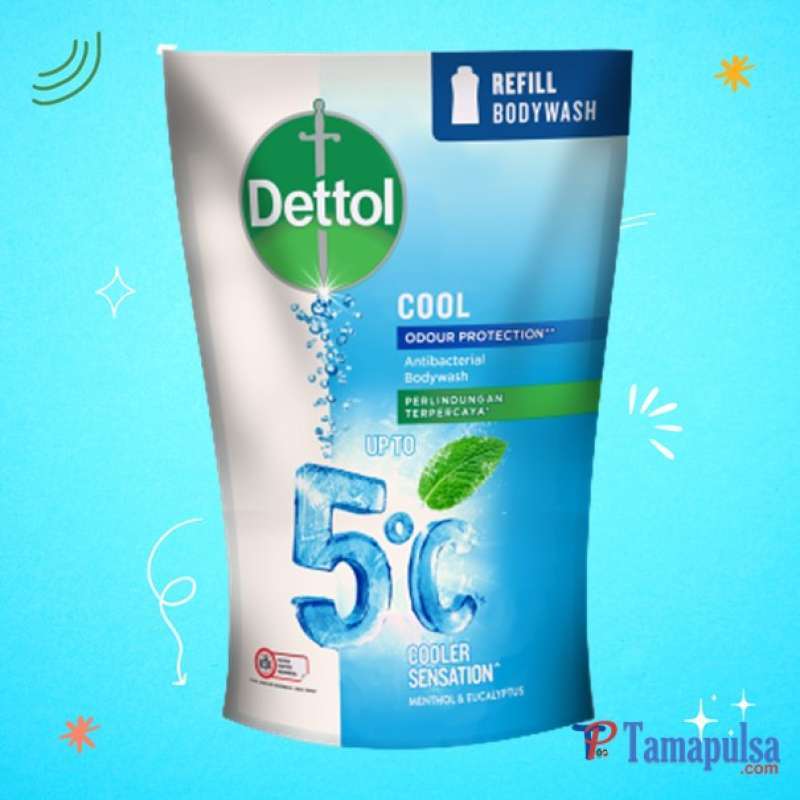 Jual Dettol Antibacterial Body Wash Cool 410 ml di Seller Tamapulsa ...
