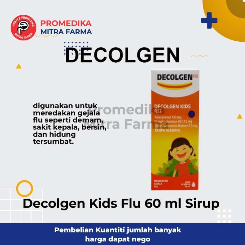 Jual Decolgen Kids Flu 60 ml Sirup / Botol / Obat Flu Anak di Seller ...