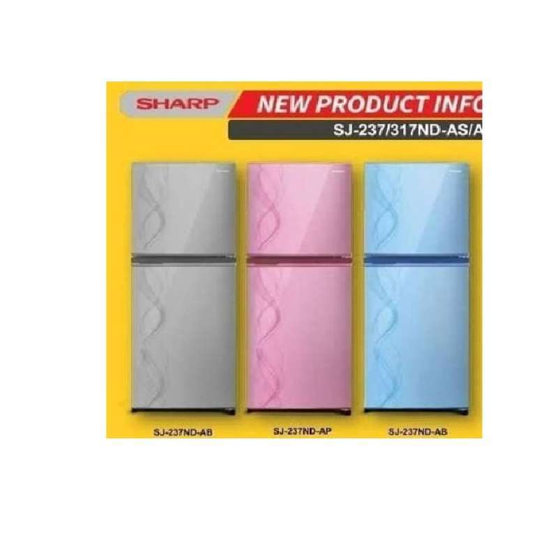 Jual Kulkas Sharp 2 pintu SJ-237ND AS/AP/AB (KHUSUS BANDUNG) SJ237ND di ...