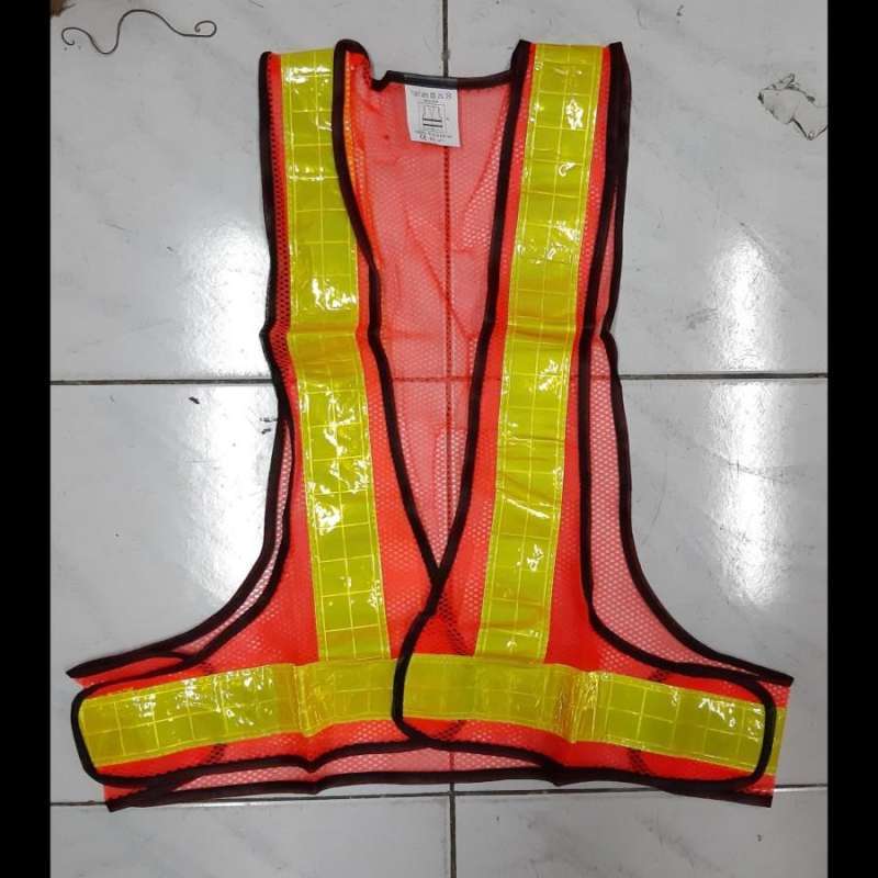 Jual Rompi Proyek Orange Model V Scotch Light Tebal Menyala Kuning Di ...