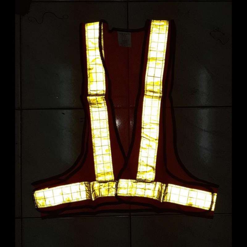 Jual Rompi Proyek Orange Model V Scotch Light Tebal Menyala Kuning Di ...