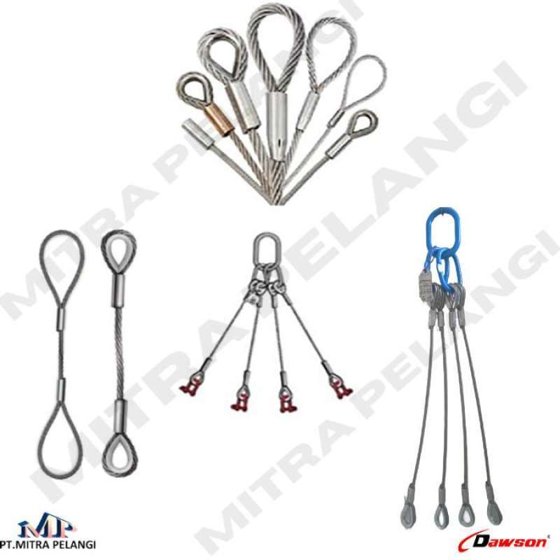 Jual 4 Leg Wire Rope Sling 6,7 Ton Usha Martin - 8 Meter Di Seller ...