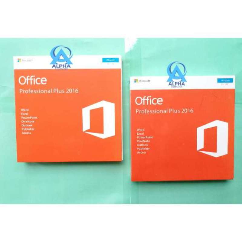 Promo Microsoft Lisensi Office 2016 Pro Plus Fullbox 32/64 Bit Lifetime ...