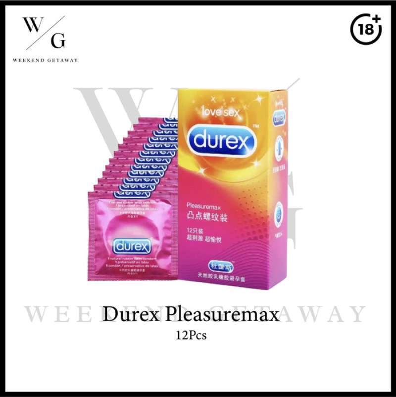 Jual KONDOM DUREX PLEASUREMAX Bergerigi & Berbintik Dotted - isi 12 pcs ...