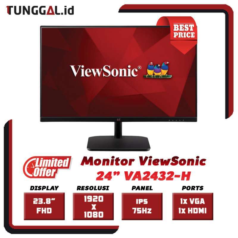 Jual Monitor View Sonic 24 Original Murah - Harga Diskon Juni 2024 | Blibli