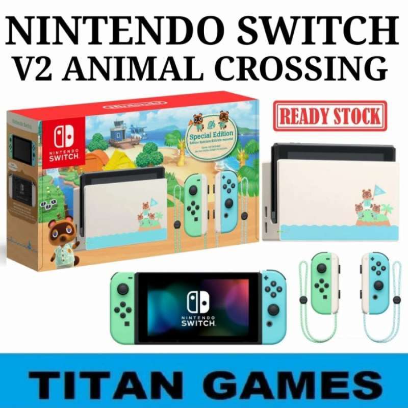 Promo OEM Nintendo Switch Console Animal Crossing New Horizons Switch ...