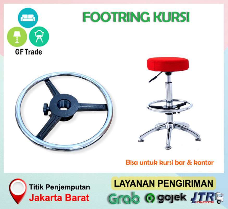 Jual Jual Footring Stool Kursi Ring Kaki Kursi Bar Pijakakan Kaki Kursi ...