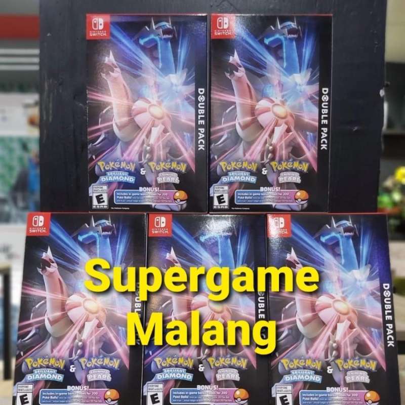 Jual Pokemon Brilliant Diamond & Shining Pearl Double Pack Switch ...