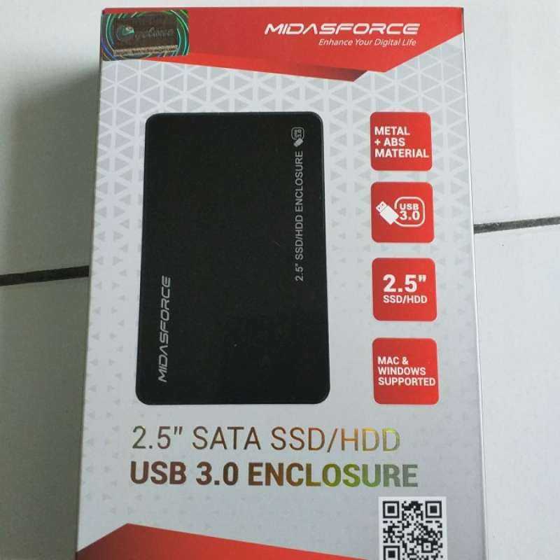 Promo Midasforce Enclosure Sata For Ssd/Hdd Usb3.0 Diskon 11% di Seller Valmai Store ...