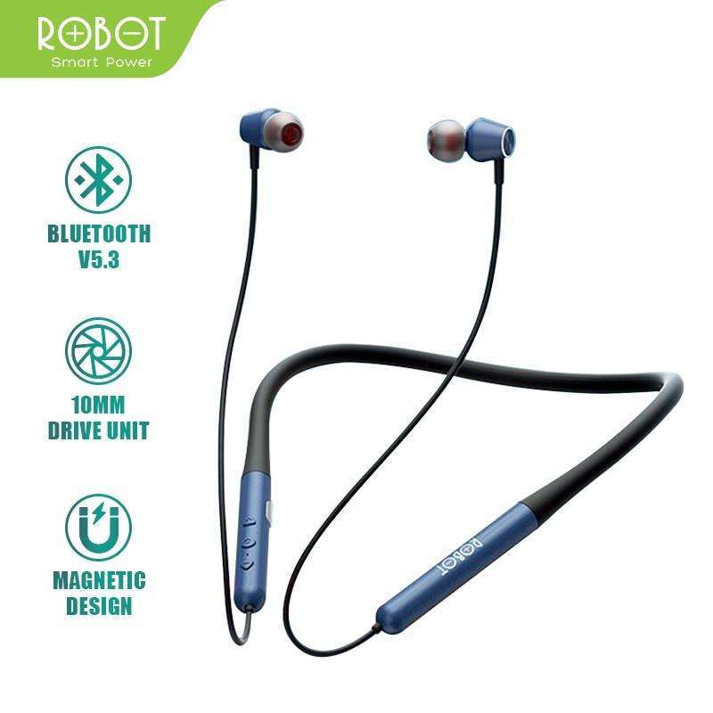 Jual ROBOT N20 Bluetooth Neckband Earphone Magnetic Earbuds Garansi 1 ...