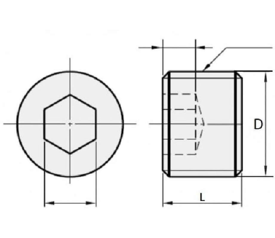 Jual Sus 304 Pressure Plug 3/8 Npt Di Seller Multi Baja Fasteners ...