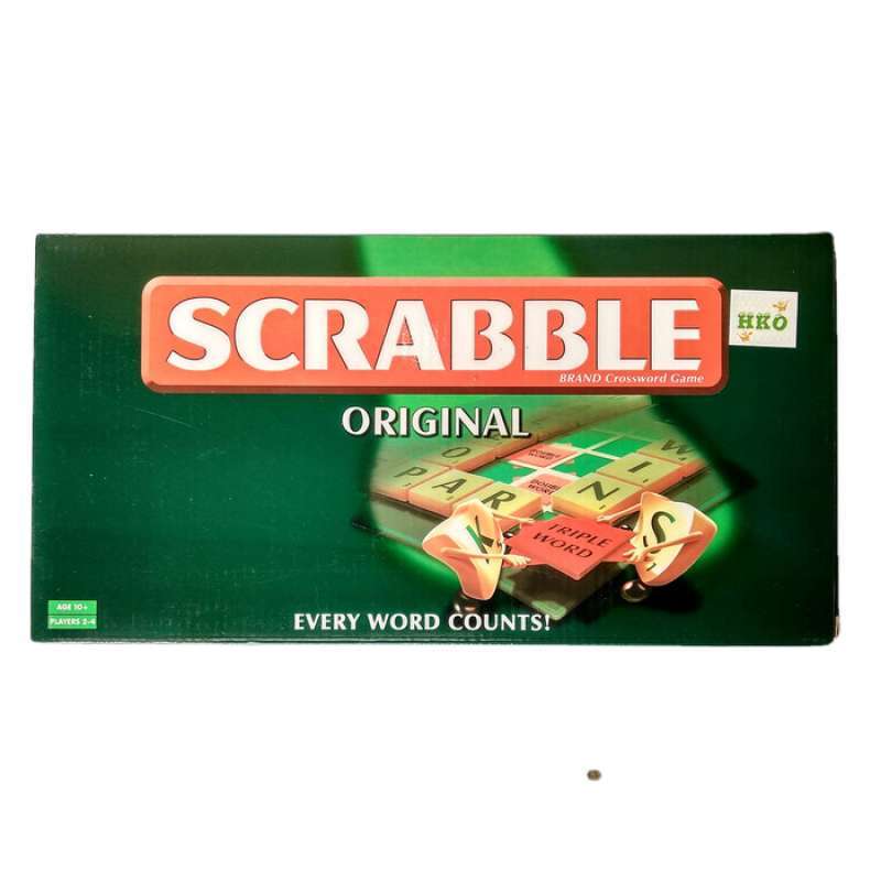 Jual SCRABBLEE 1318 MAINAN EDUKASI ANAK DAN KELUARGA SUSUN KATA BOARD ...