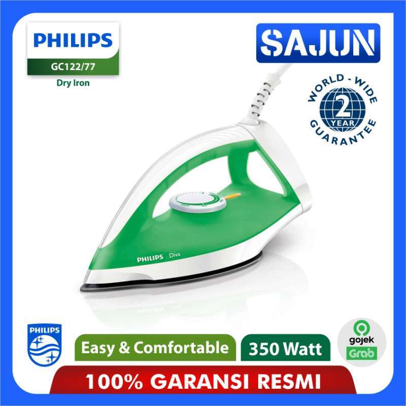 Jual Philips Dry Iron GC122 Setrika Philips GC-122 - HIjau di Seller ...