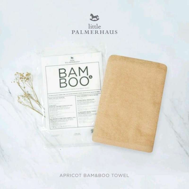 Jual Little Palmerhaus Bam&Boo Bamboo Towel 60x120 cm - Handuk Bayi ...