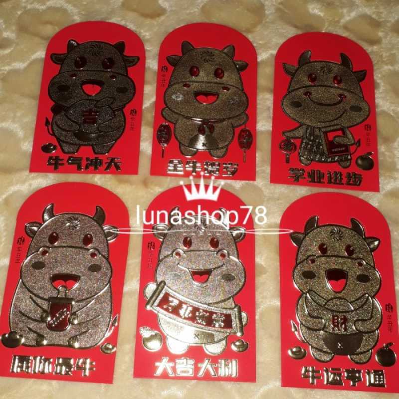 Jual Angpau angpao ang pau ang pao kerbau emas B 2021 di Seller ...