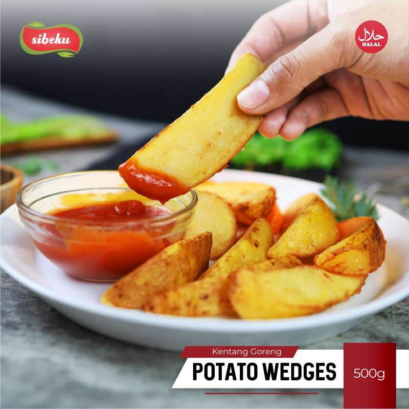 Promo Kentang Goreng Wedges/ Potato Wedges Halal 500gr Frozen Food ...