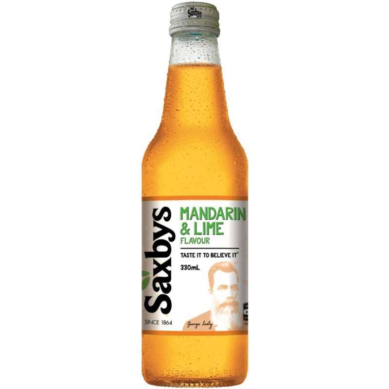 Jual SAXBYS MANDARIN & LIME FLAV BTL 330 ML di Seller FRESTIVE ...