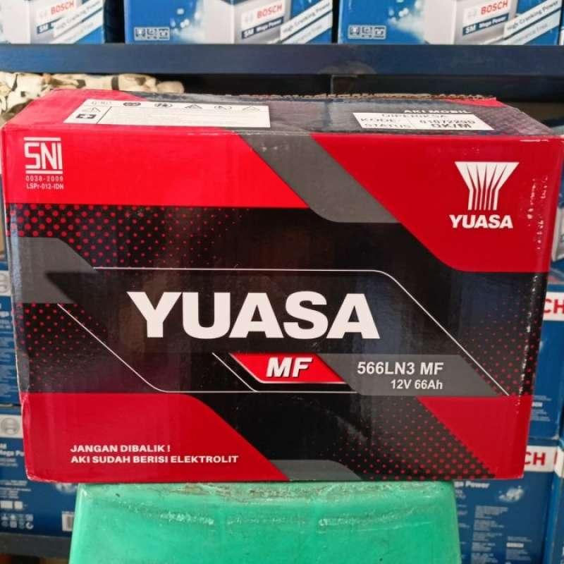 Jual Aki Baterai Kering Yuasa Mf 566ln3 Mf/ln3/58024 Innova Reborn 12v 66ah Di Seller Genset ...