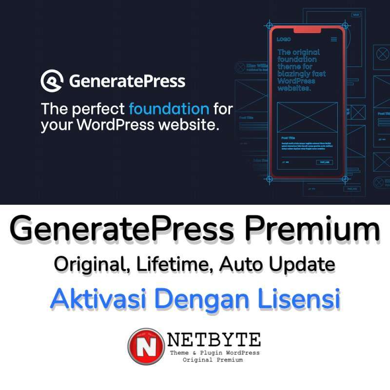 Jual Generatepress Premium Lifetime Original Di Seller Netbyte.id - Tlogomas, Kota Malang | Blibli