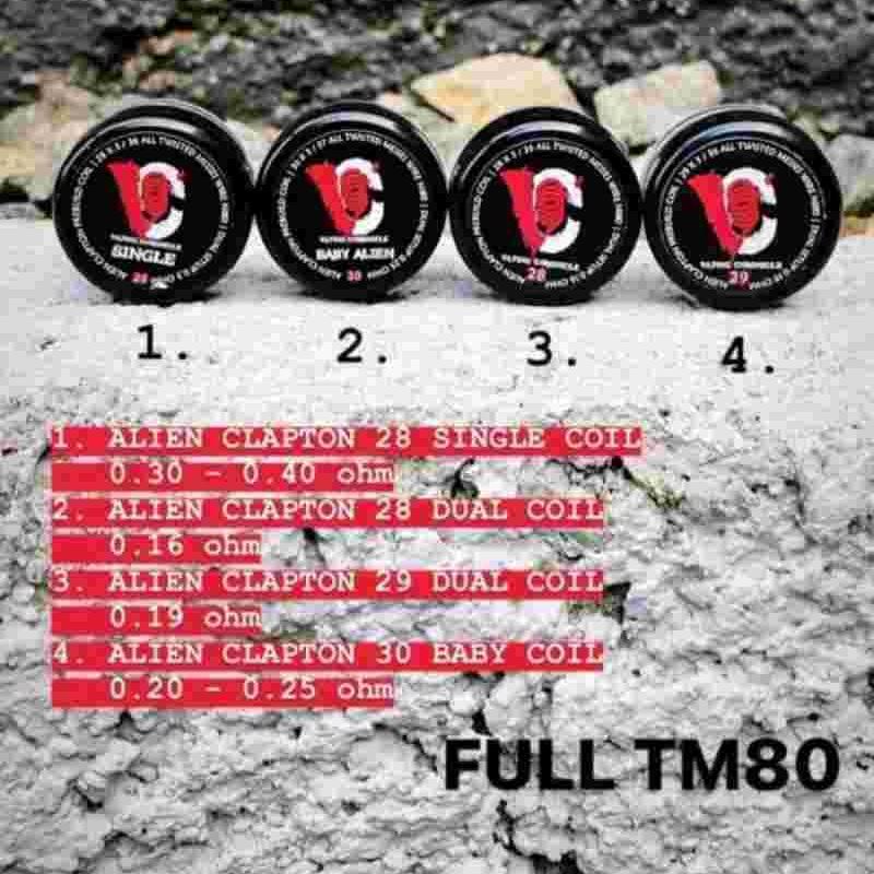 Jual Vaping Chronicle Alien Fused Clapton Coil Full Tm80 di Seller ...